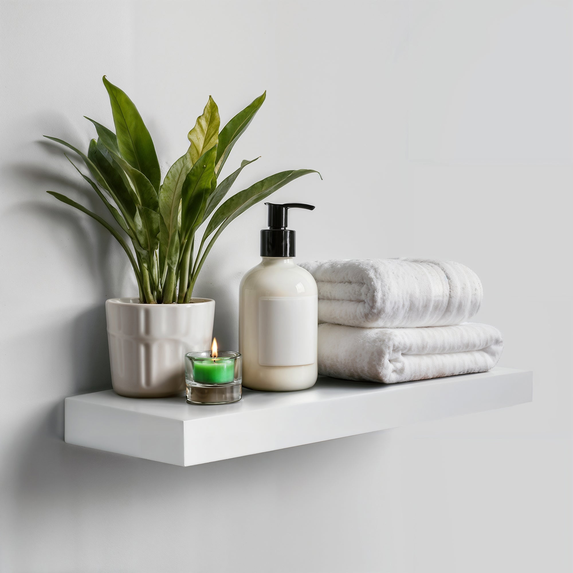 White Floating Shelves – Shelf & Co.