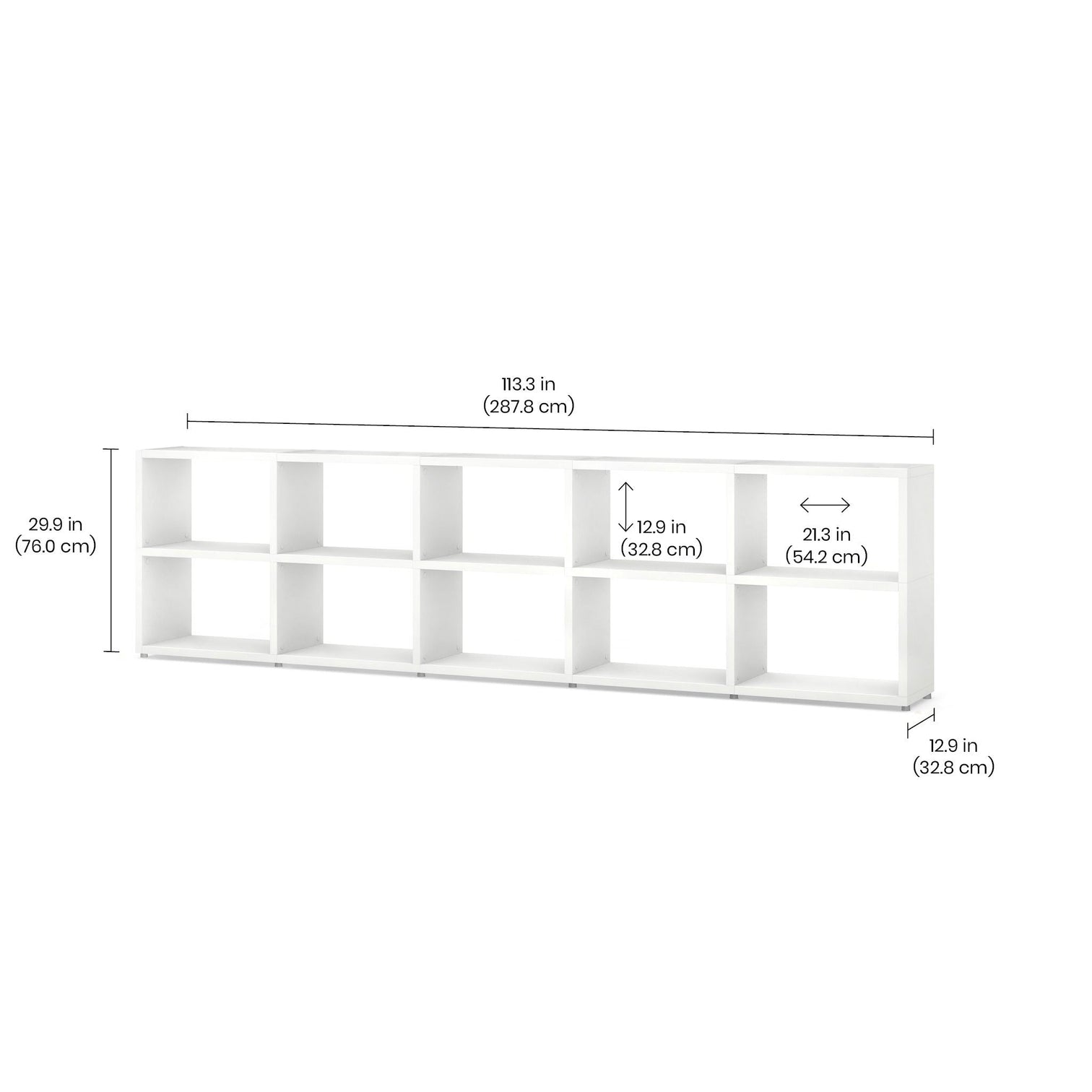 BOON Cube Storage Shelf Rectangular 5x2 – Shelf & Co.