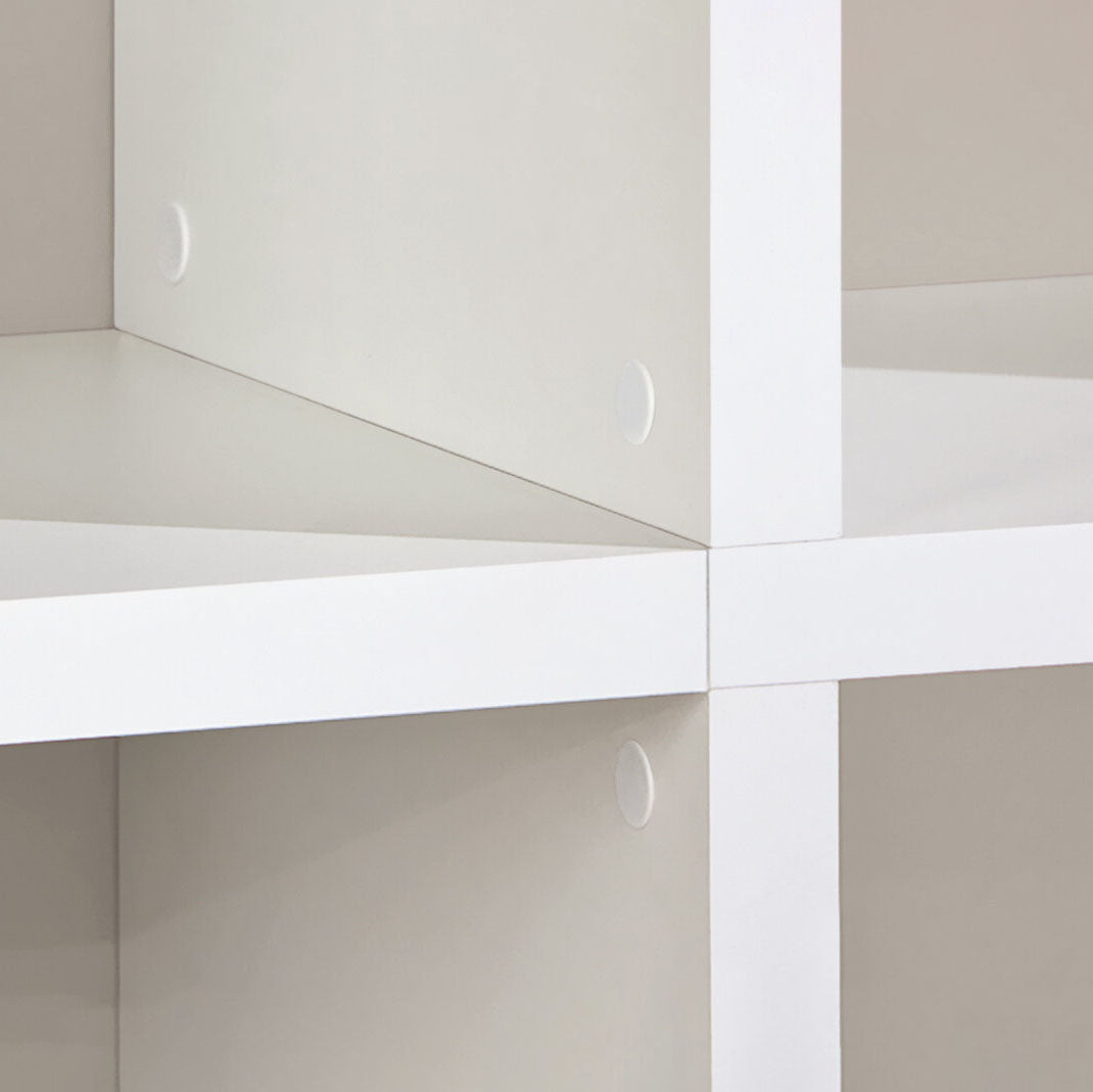 white rectangle box shelf