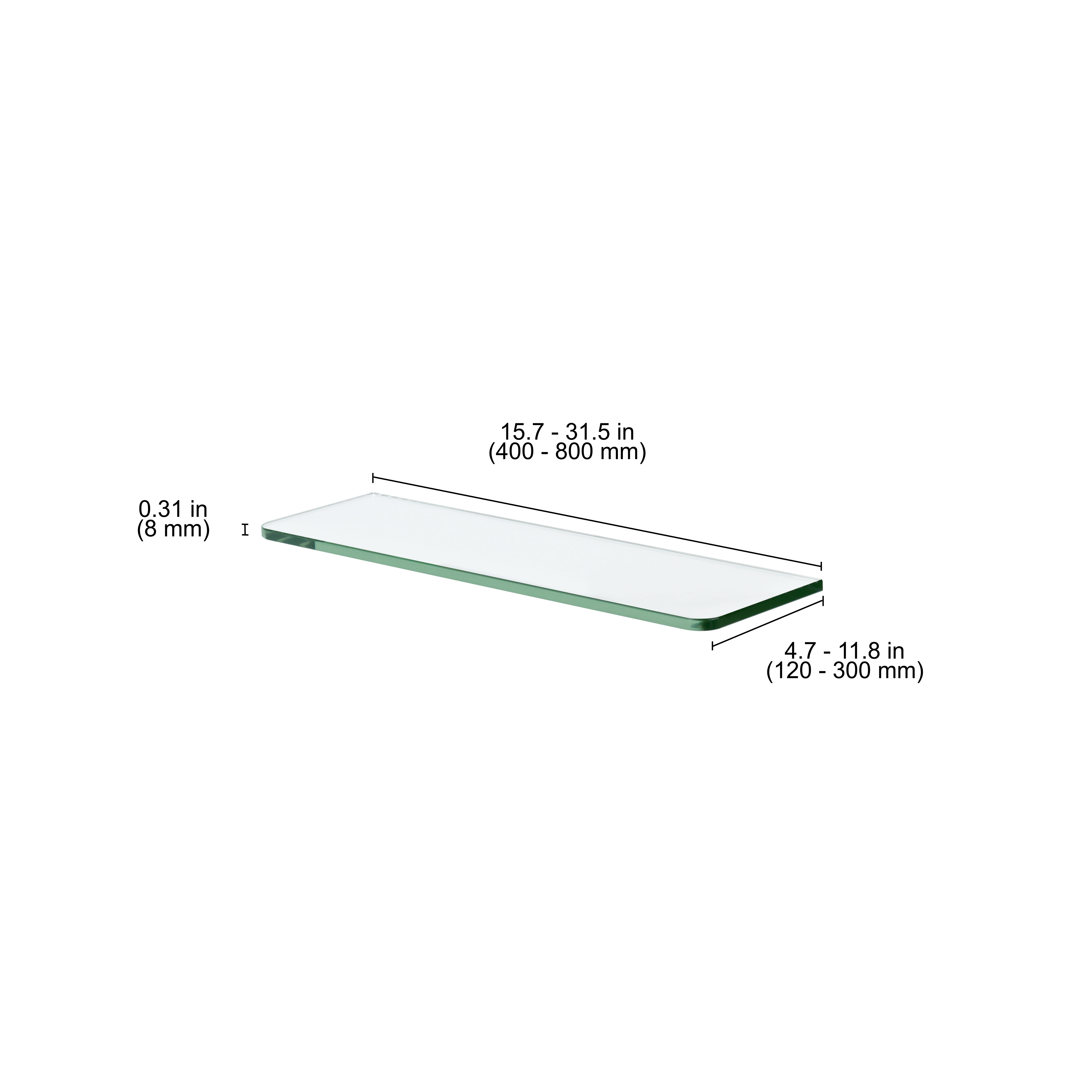 GLASSLINE Standard Shelf Board | Shelf & Co.