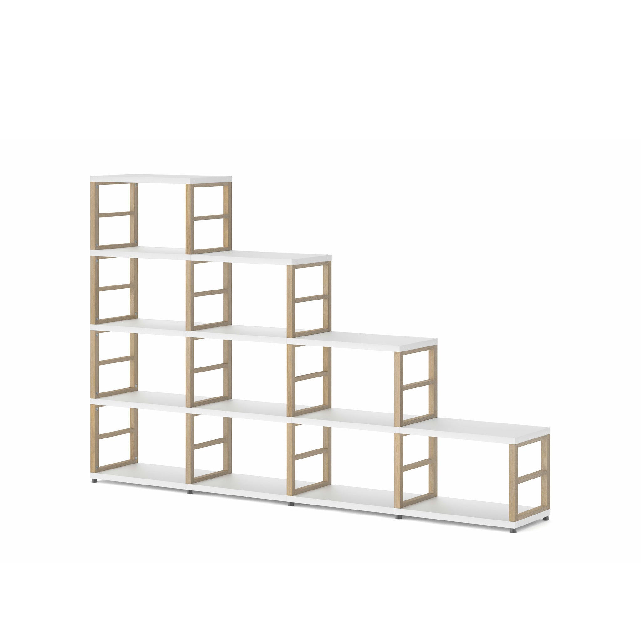 MAXX Modern Shelving Unit Step 4x4 – Shelf & Co.