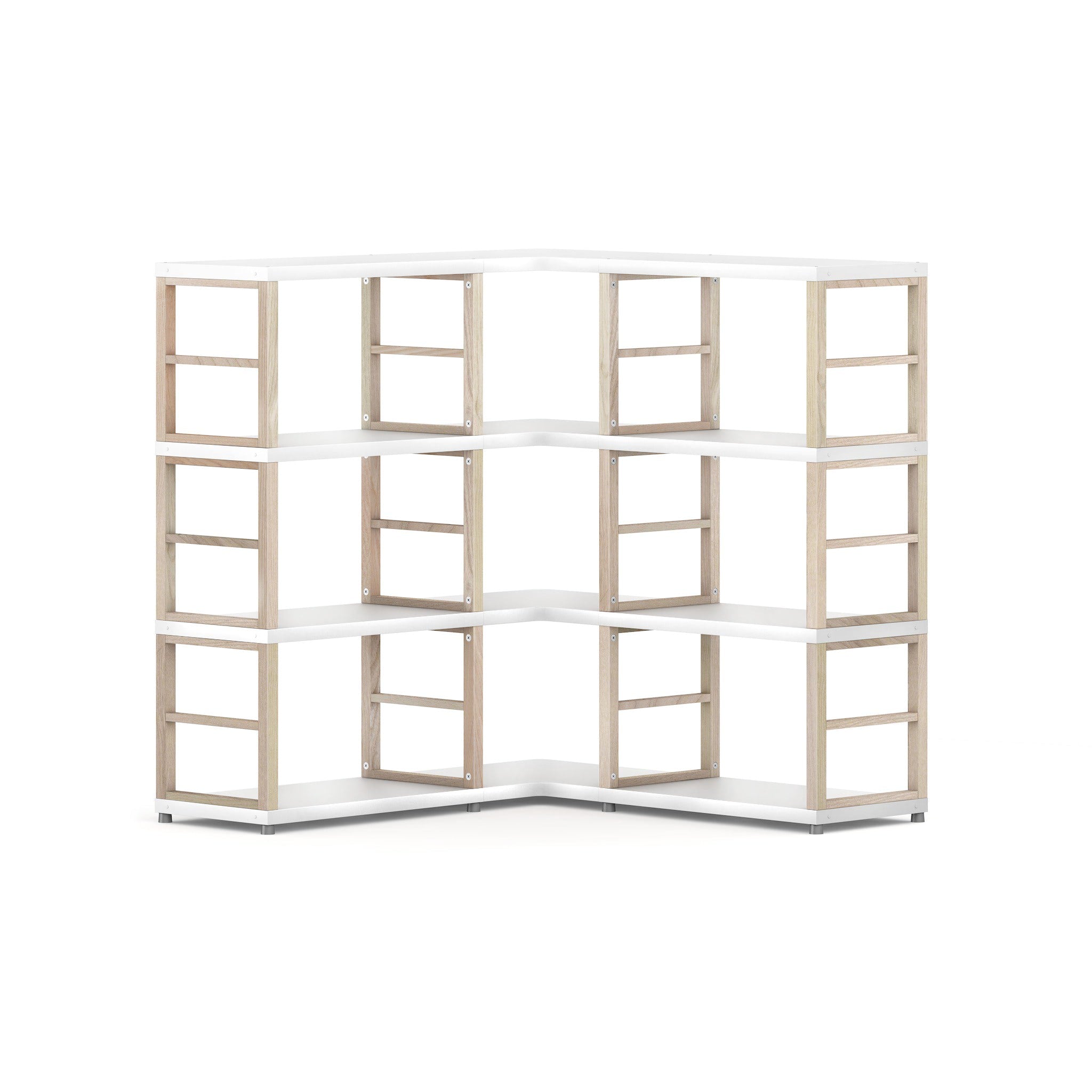 MAXX Modern Shelving Unit Corner 3x3 – Shelf & Co.