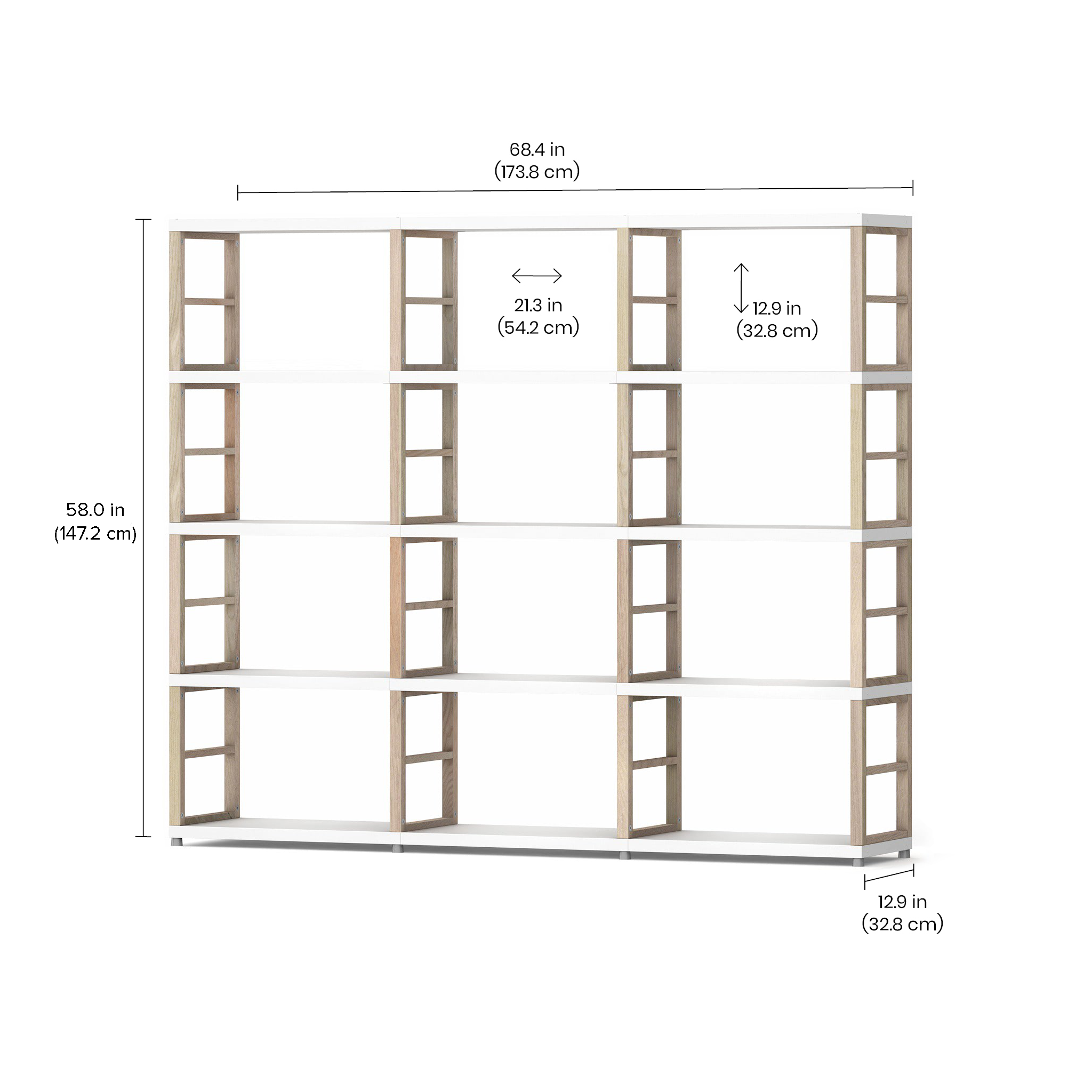 MAXX Modern Shelving Unit 3x4 – Shelf & Co.