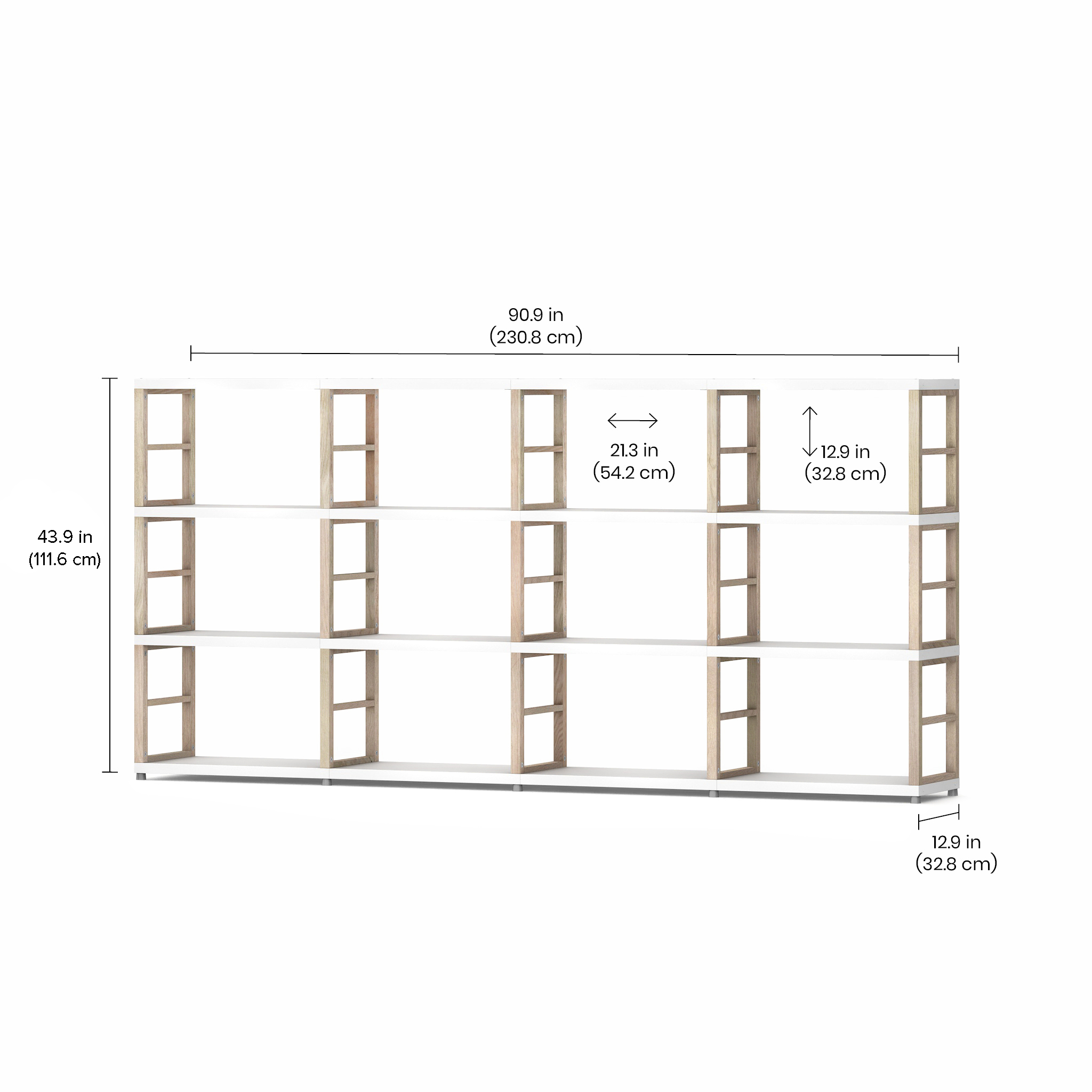 MAXX Modern Shelving Unit 4x3 – Shelf & Co.