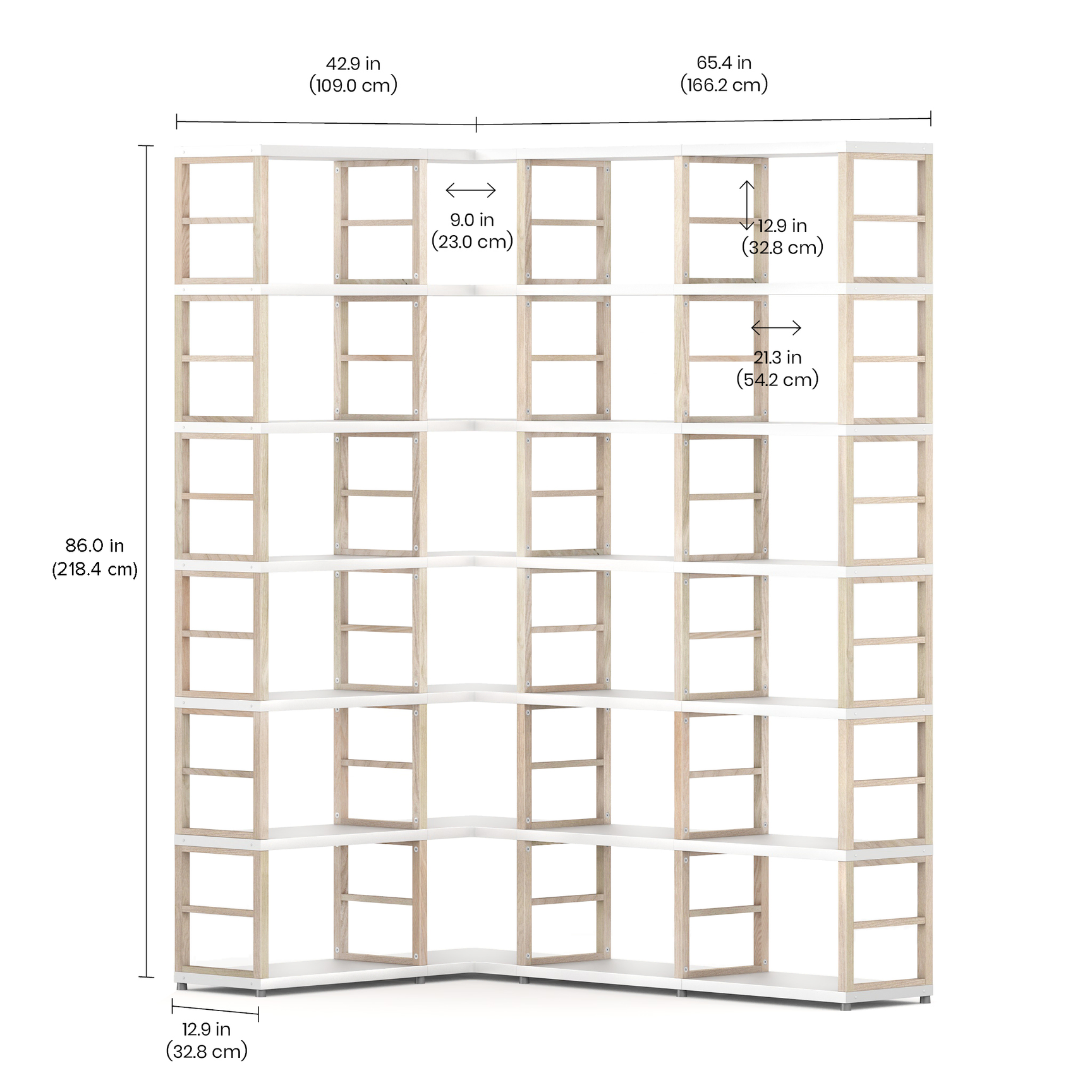 MAXX Modern Shelving Unit Corner 4x6 – Shelf & Co.
